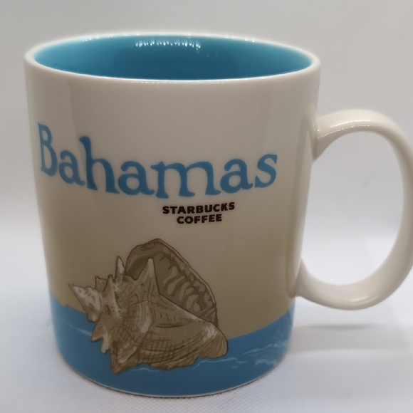 Starbucks | Dining | Starbucks Bahamas Mug Blue And Cream | Poshmark